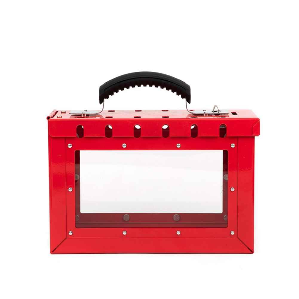 Amazon.com: Lockout Tagout Lock Box Loto Box Kit Safety Padlock Box and ...