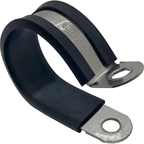 Lumonic Rohrschellen 40mm mit Gummieinlage Edelstahl V2A ...