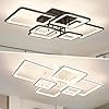 Shine LUEST Modern LED Ceiling Lights for Bedroom Dimmable Modern 6 ...