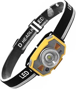 Amazon.com: Headlamp Flashlight,Infrared Sensing Head Lamp, Zoom LED ...