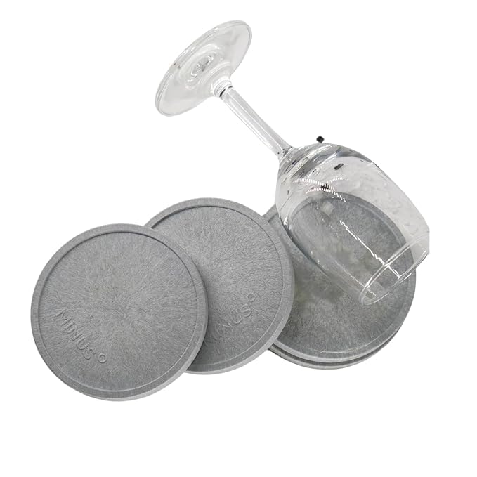 Minus Degre Coaster Set of 6 Natural Designed Handcrafted Recycled ...