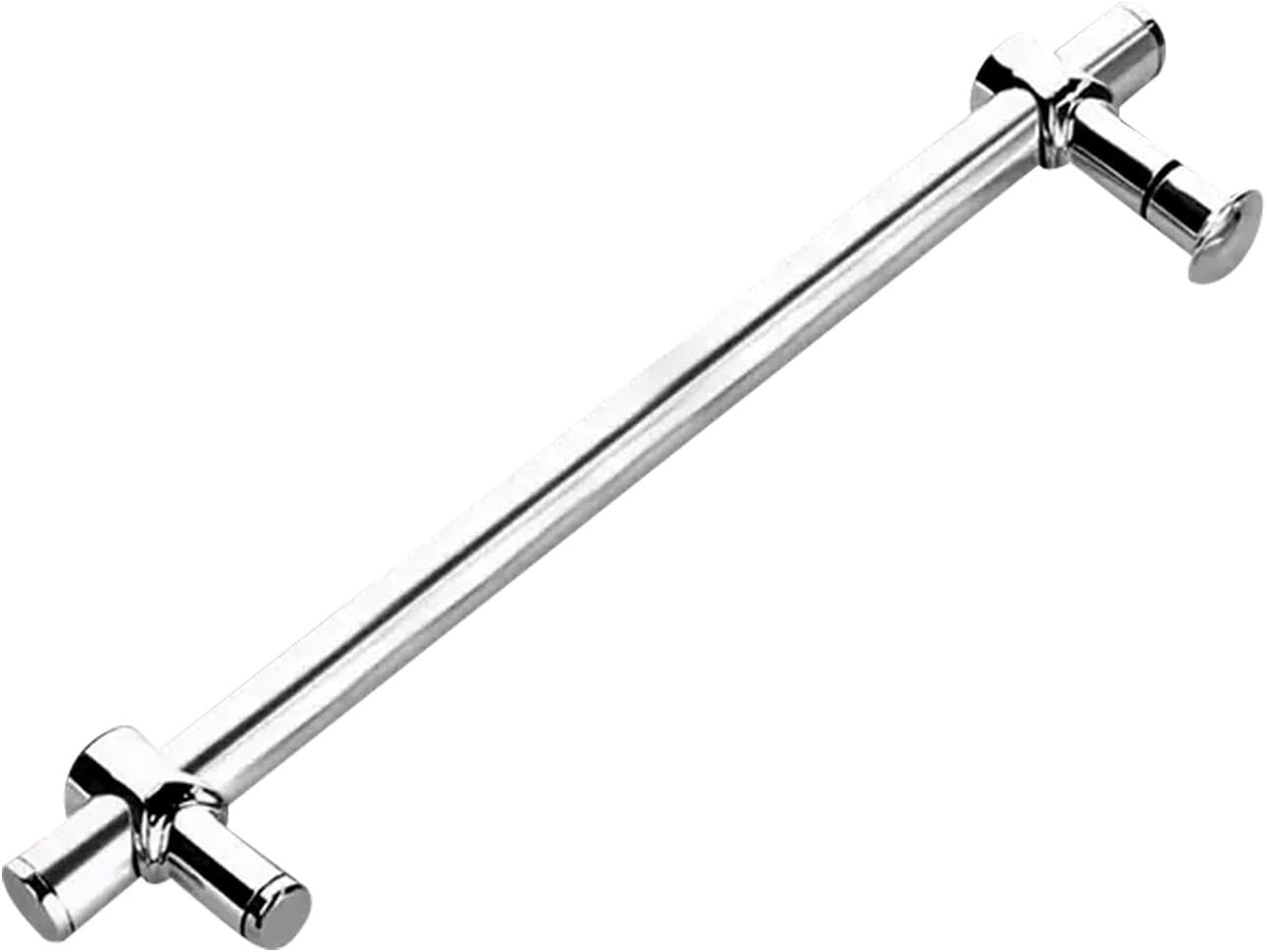 WTLONBF Stainless Steel Glass Door Push-Pull Handle Adjustable Grab Bar ...