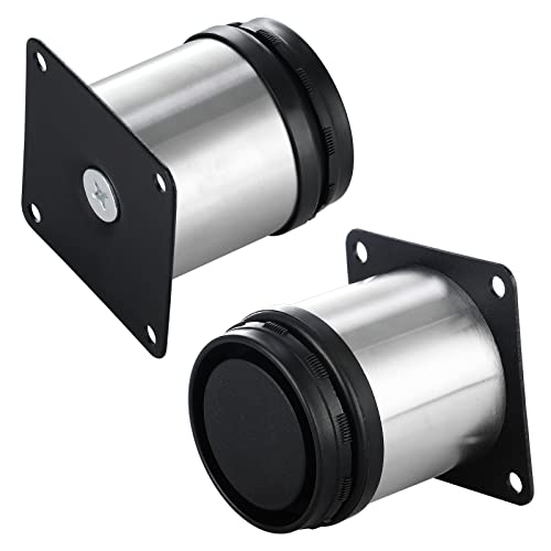 Knpwer 4 Pcs Adjustable Legs,50x50mm Stainless Steel Cabinet Feet,Round ...