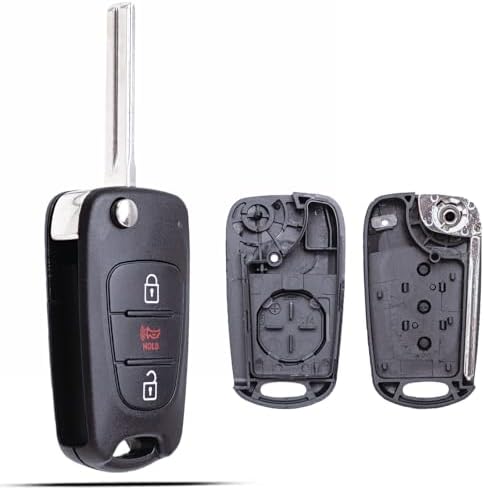 Amazon.com: SUPALAND Key Fob Shell Case Replacement Fits for Kia Soul ...