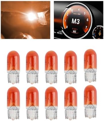 Amazon.com: YGDMD 10PCS Halogen T10 192 W5W 168 Bulb,5W/12V T10 Halogen ...