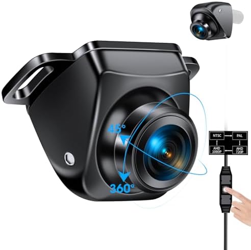 Vtopek Reversing Camera AHD 1080P/720P/CVBS/PAL 360° Rotatable Reverse ...