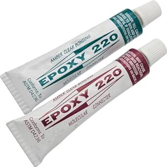 Epoxy 220 Amber-Clear Resin Glue 1/2oz Tube: Amazon.com: Industrial ...