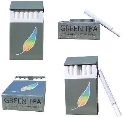 Amazon.com: AMERICAN BILLY - REGULAR Green Tea Herbal Cigarettes, 4 ...