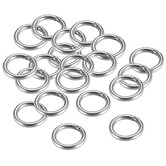 uxcell Stainless Steel O Ring 20mm Outer Diameter 3mm Thickness ...