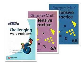 Singapore Math 3 Books Set for Grade 6 - Singapore Math Intensive ...