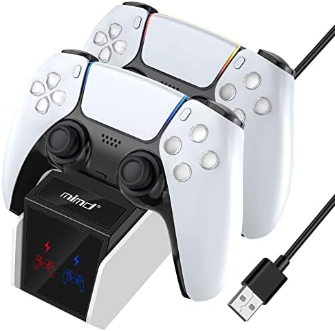 ARyee PS5 Controller Charger, 2H Fast Charging Station for Playstation ...
