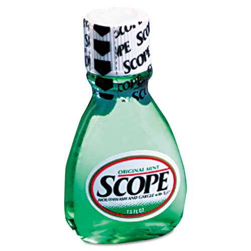 Amazon.com : Scope Mouthwash, Mint, 1.5 oz. Bottle - Includes 180 per ...