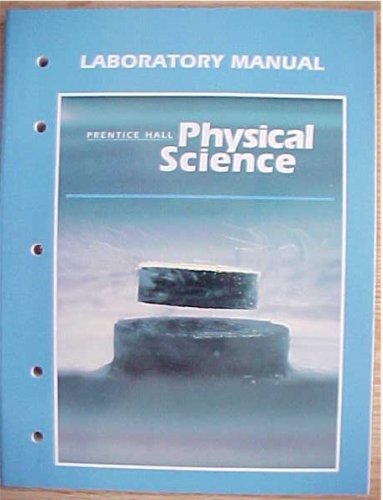Package of 4 Prentice Hall Physical Science Laboratory Manuals 1988 / ...