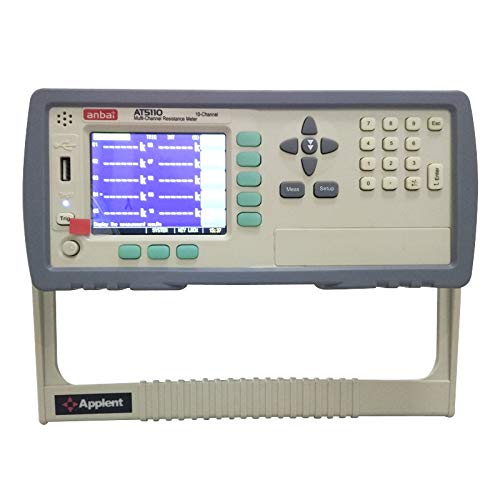AT5110 10 Channels Multi-Channel Resistance Meter with Handler and ...