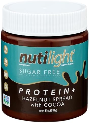 Amazon.com : Nutilight - Sugar Free - Protein + Hazelnut Spread - 11 ...