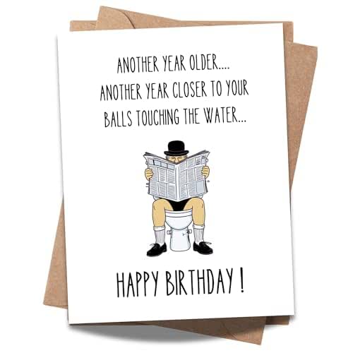 Amazon.com: Hilarious Birthday Card for Men – Perfect for Husband ...