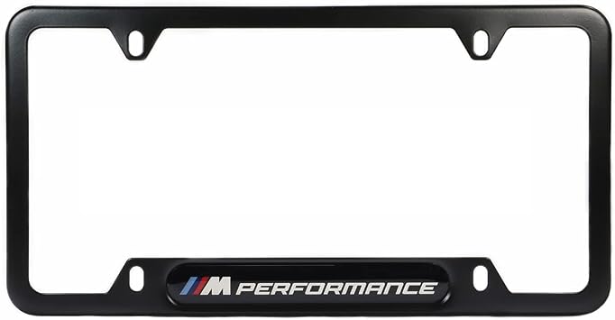 Amazon.com: BMW M Performance License Plate Frame : Automotive