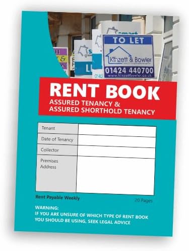 Rent Book for Assured Tenancy or Assured Shorthold Tenancy : Amazon.co ...