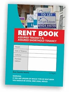Rent Book for Assured Tenancy or Assured Shorthold Tenancy : Amazon.co ...