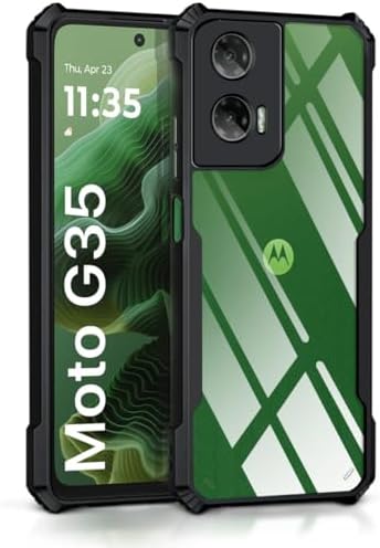 WOW IMAGINE Shock Proof Clear Protective Back Case for Motorola Moto ...