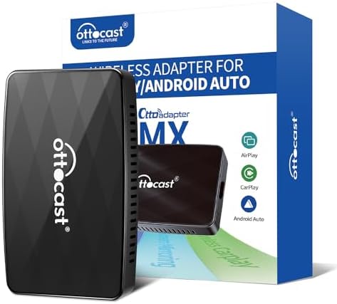 Amazon.com: OTTOCAST MX Wireless CarPlay & Android Auto Adapter with ...