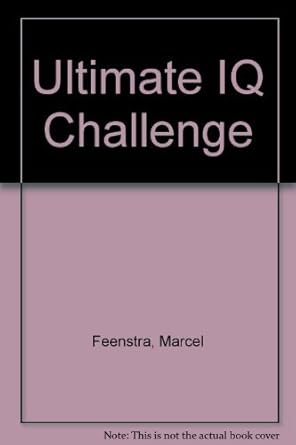 The Ultimate IQ Challenge: Harding, Christopher P., Feenstra, Marcel ...