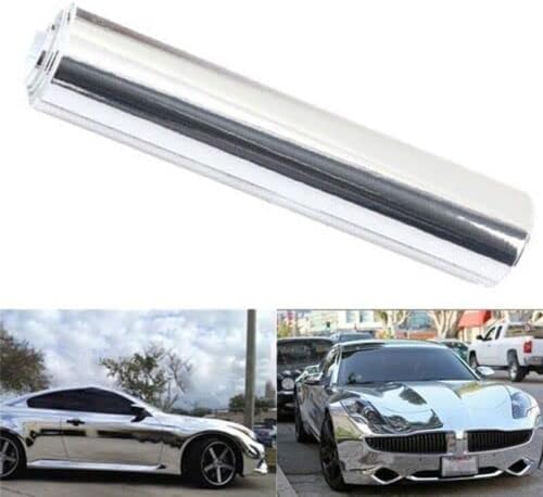 SUNBIRD Self Adhesive Chrome Mirror Vinyl Wrap Film Car Sticker Decal ...