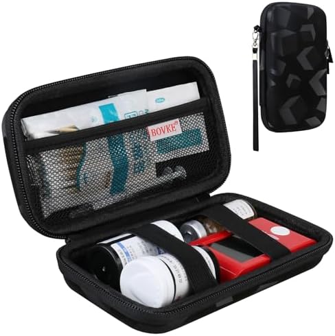 Amazon.com: BOVKE Diabetic Supplies Travel Case, Storage Carrying Bag ...