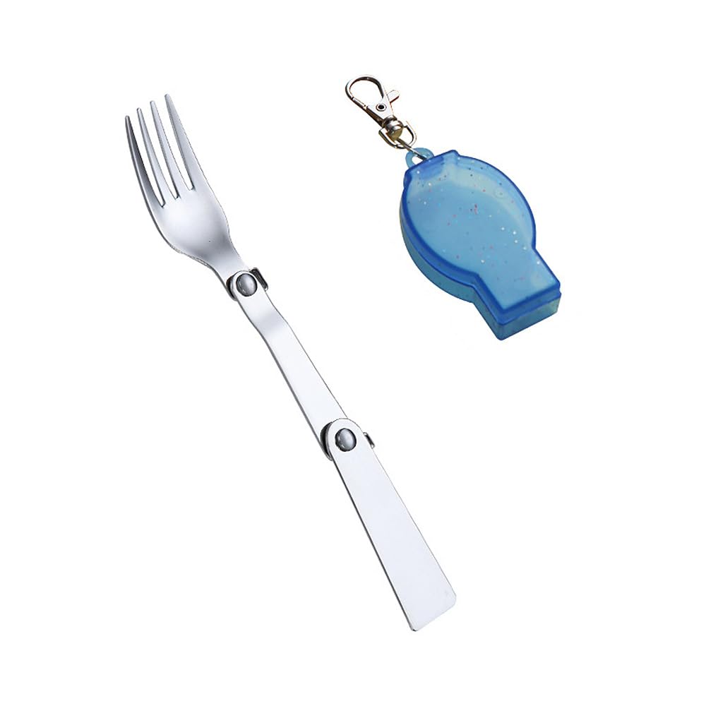 Amazon.com: Folding Forks Silverware with Case Portable Foldable Travel ...