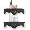 Amazon.com: Gothvanity Bat Corner Shelf Set of 2, Black Flying Bat ...