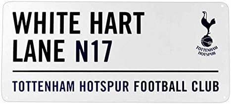 Official Tottenham Football White Hart Lane Stadium Metal Street Sign ...