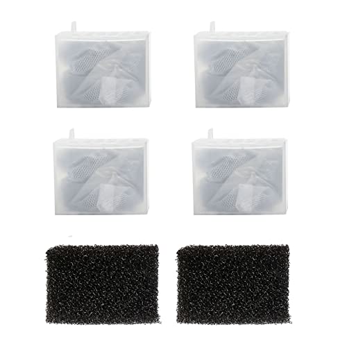 NICREW Replace Cartridge Fish Tank Filter 200L/H, Aquarium Filter Foam ...