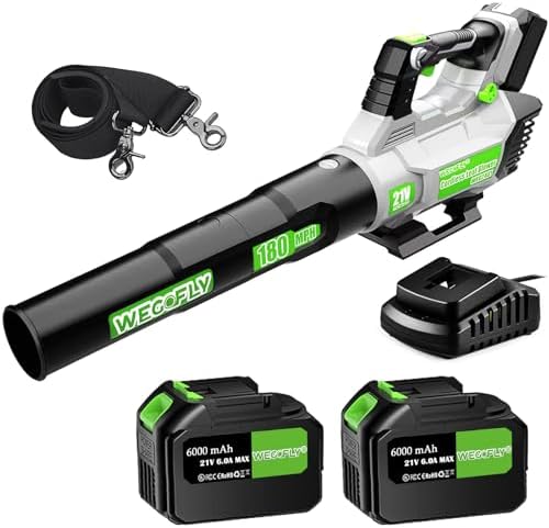Amazon.com: WeGofly Leaf Blower Cordless,480CFM / 150MPH Electric ...