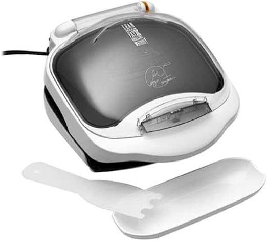 Amazon.com: George Foreman GR10ABW Champ Grill with Bun Warmer, White ...