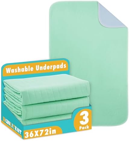 Amazon.com: IMPROVIA® Washable Underpads, Heavy Absorbency Reusable ...