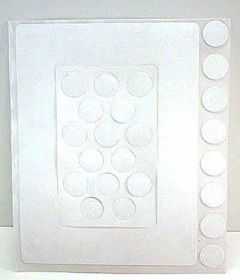 FastCap Adhesive Cover Caps Electrical Box Caps PVC White (1 Sheet ...