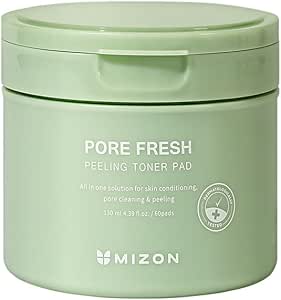 [MIZON] PORE FRESH PEELING TONER PAD (x60) Soin coréen - AHA + BHA ...