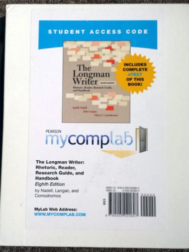 Amazon.com: MyCompLab with Pearson eText - Standalone Access Card - for ...