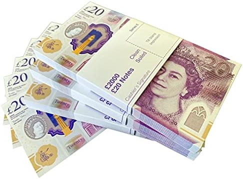 Big Screen Stacks | NEW EDITION PROP MONEY UK 20 POUNDS 100 BANK NOTES ...