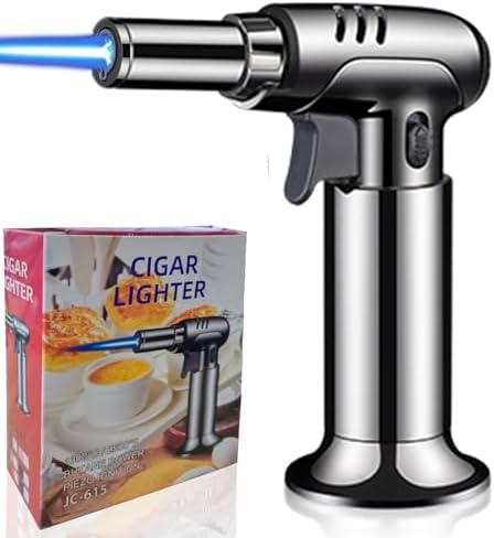 Butane Torch Lighter,Kitchen Cooking Culinary Chef Blow Torch Flame ...