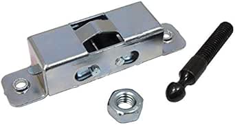 LAZER ELECTRICS Door Latch Catch with Metal Rollers, Striker Pin & Nut ...