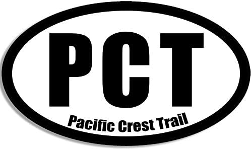 Amazon.com - White Oval PCT Pacific Crest Trail Sticker (Hiking Hike ...