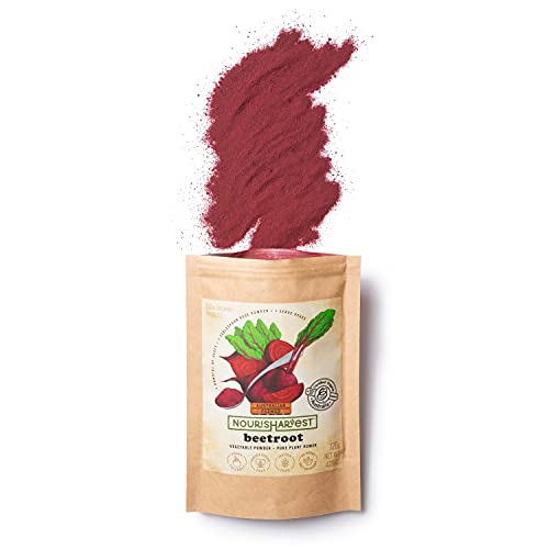 Nourisharvest Raw Beetroot Powder - puur geconcentreerd plantenpoeder ...
