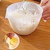 Amazon | 1500ml プラスチック計量カップ 1L 液体計量ボウル 卵を叩くボール 透明計量カップ 計量カップ ベーキングペストリーツール 多機能洗濯ストレーナー バスケット ...