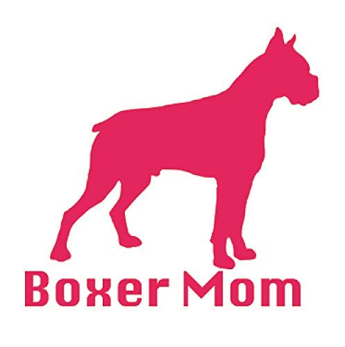 Amazon.com: Custom Boxer Mom Vinyl Decal - Dog Breed Tumbler Sticker ...