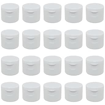 WHYHKJ 20PCS Round Ribbed Snap-on Caps Dispensing Caps Replacement Caps ...