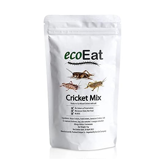 ecoEat Edible Insects Mixed Crickets 15g Bag - Edible Snack Gift ...