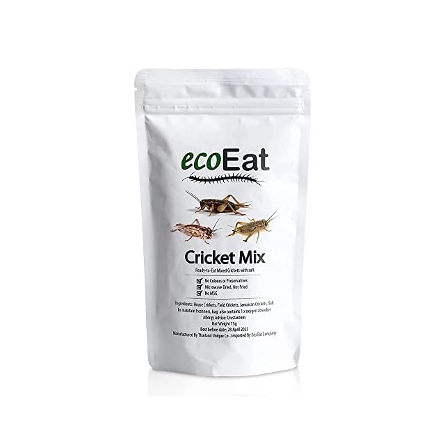 ecoEat Edible Insects Mixed Crickets 15g Bag - Edible Snack Gift ...