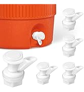 Amazon.com: 10Pcs Push Button Water Spigot White Plastic Cooler Spigot ...