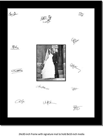 Amazon.com - Creative Picture Frames 8X10-24X30Bk-W Signature Frame ...